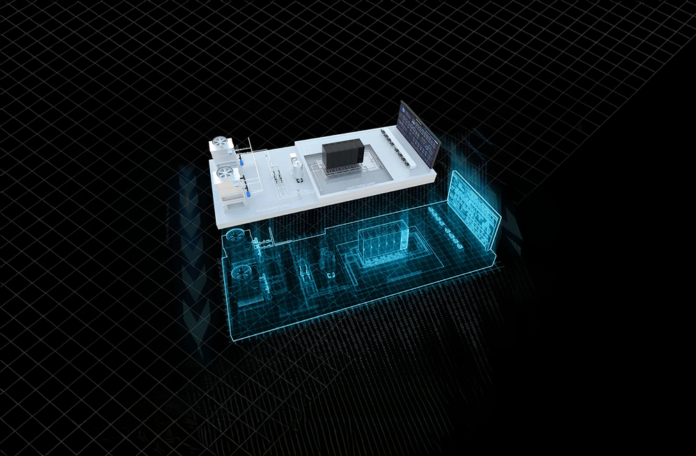 Liquid-Cooled Compact Data Center Solution (CDCS)
